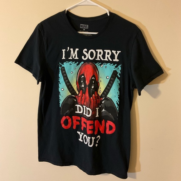 Marvel | Shirts | Marvel Deadpool Im Sorry Did I Offend You Tee | Poshmark